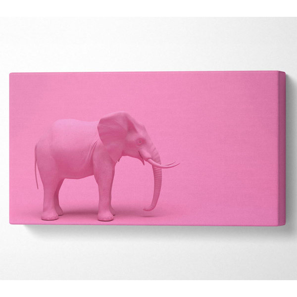 Ebern Designs Der rosa Elefant - Druck | Wayfair.de